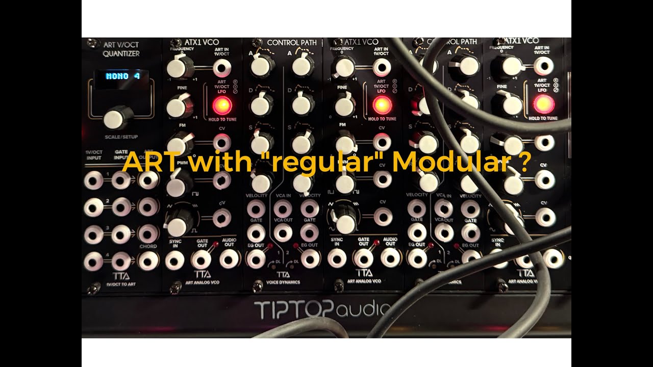 Can I use ART modules in a regular eurorack system ? - YouTube