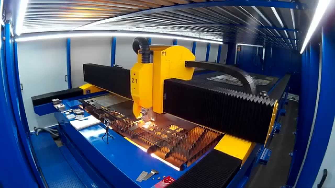 MicroStep Spain - Sistema de corte por láser de fibra de MicroStep (MSF) cortando 6mm de acero ...