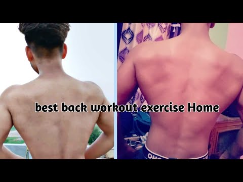 Best exersises for back ll Best workout for back at home ll ...