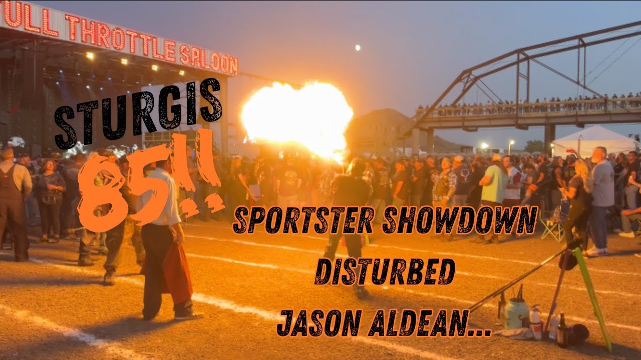 Sturgis 85- Sportster showdown, kickstart competition, Disturbed at ...