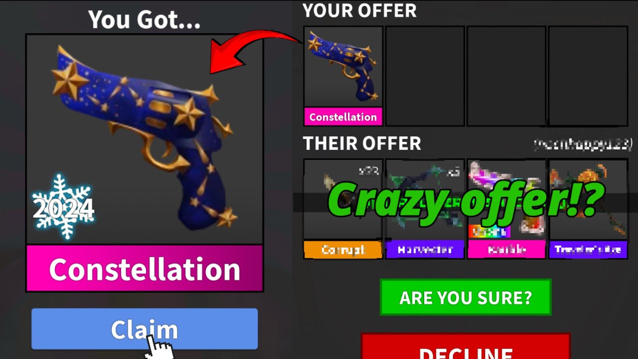 What do People OFFER for CONSTELLATION In MM2!? - YouTube
