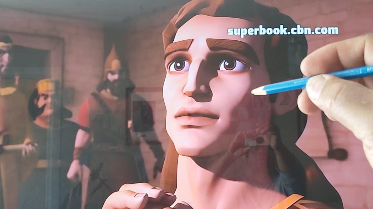 How to draw Daniel from Superbook - Roar -Season 1 #drawing #asmr - YouTube