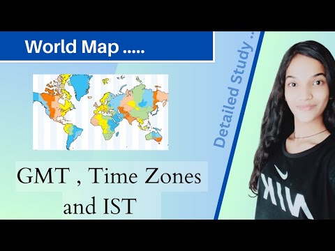 World Map Basics : GMT , UTC , IST | Time Zones Of The World | #viral # ...