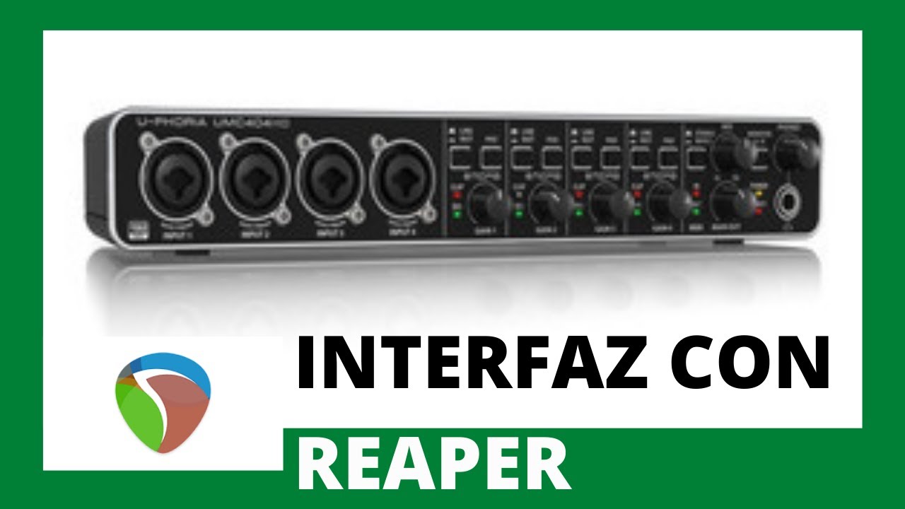 💡 Conecta tu INTERFACE con Reaper y CONFIGURA Entadas y Salidas - YouTube
