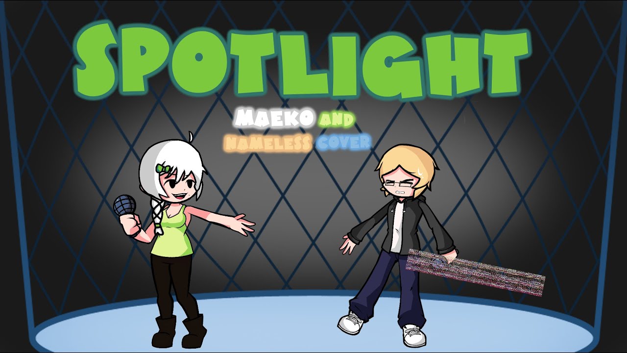 FNF - Spotlight But Maeko And Nameless Sing It! - YouTube