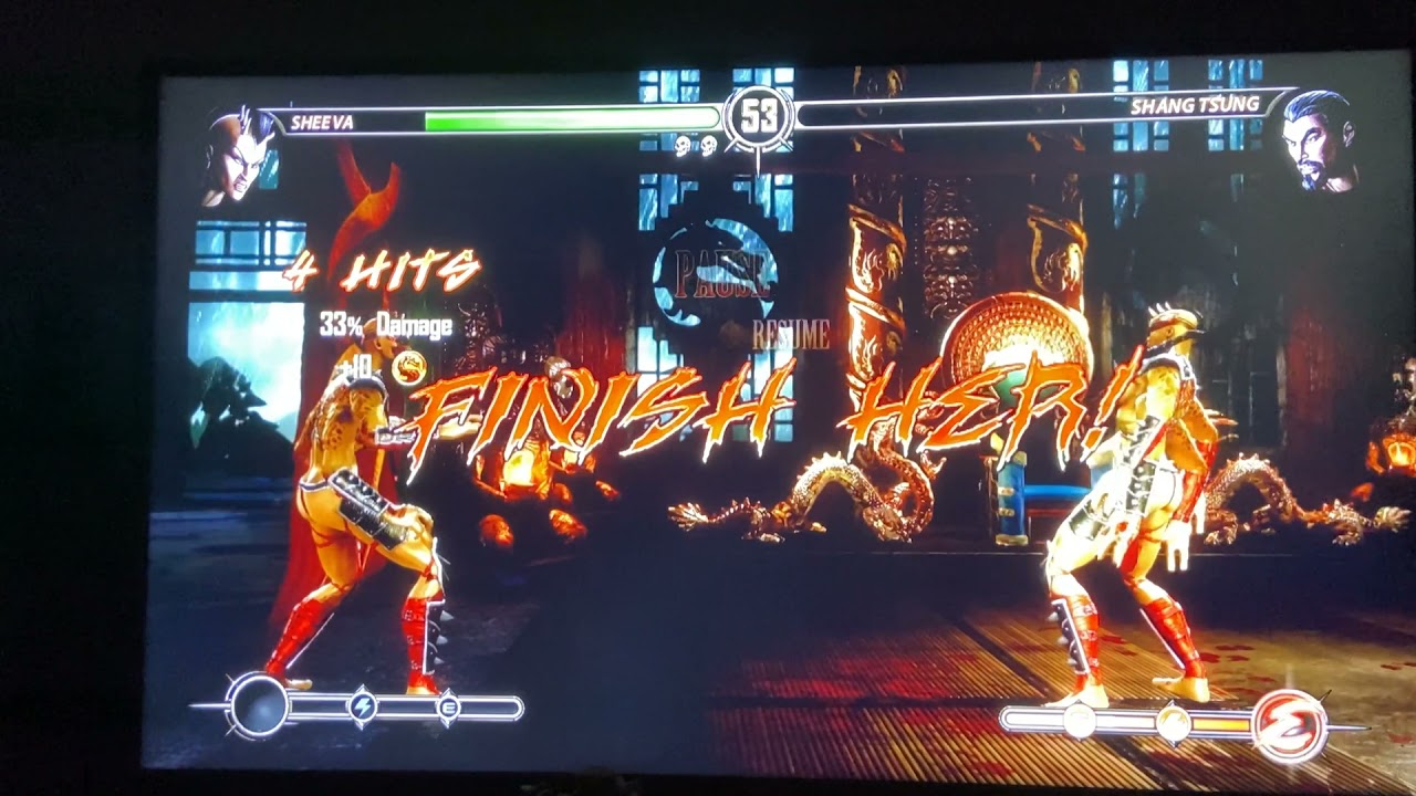 BABY SHEEVA!! Mortal Kombat Sheeva vs. Sheeva BABALITY - YouTube