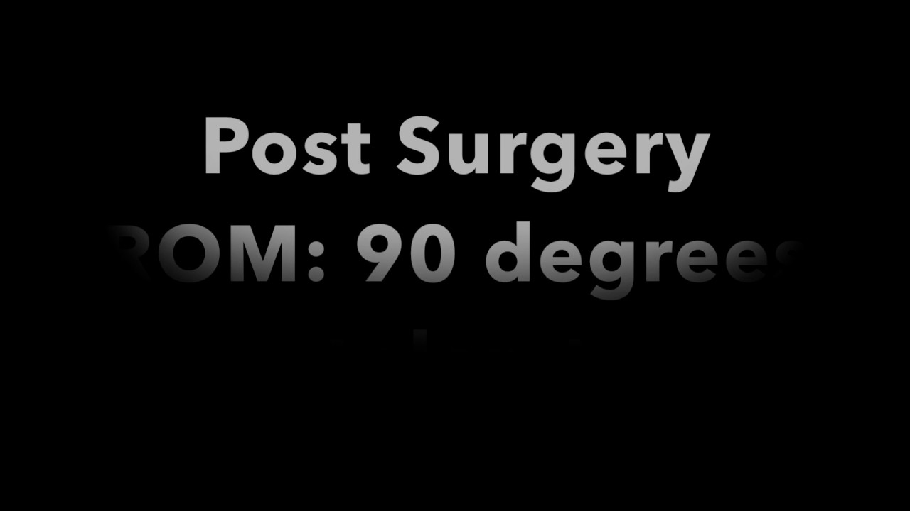 ACL Rehab: Heel Slides - YouTube