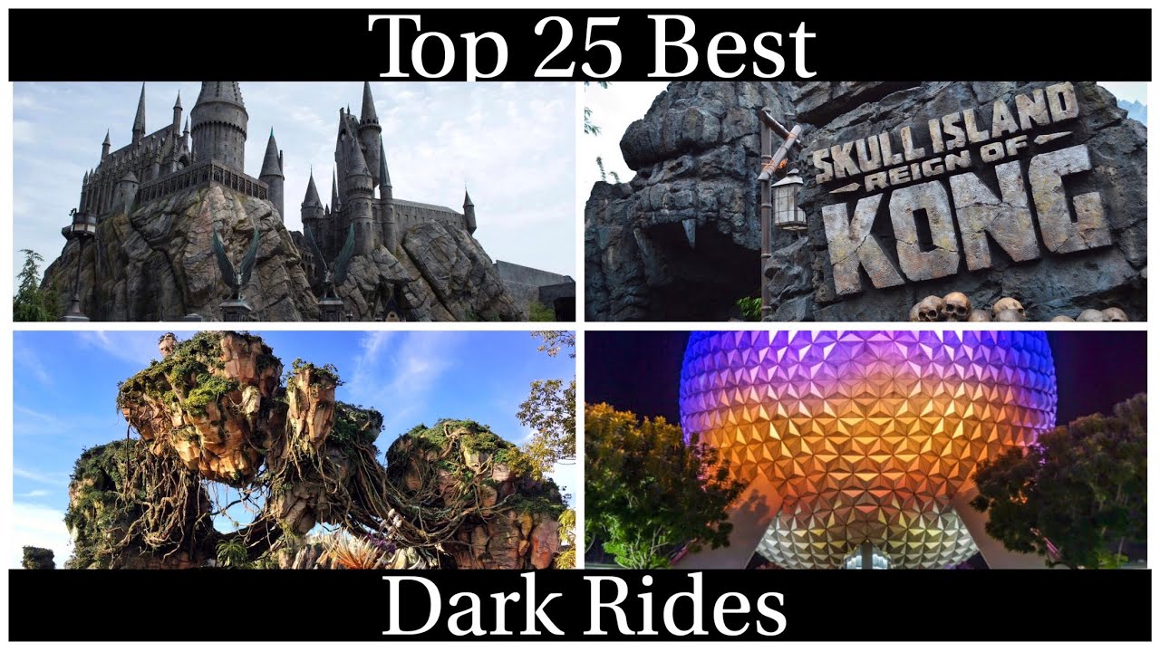 Top 25 Best Dark Rides I've Ridden (2020) - YouTube