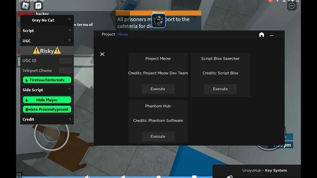 Roblox Fe Script Showcase (Gray No Cat Gui) - YouTube