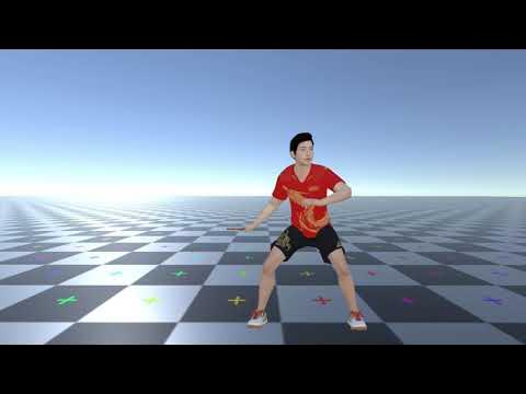Demo of driving Metahuman model in real time at UE using mocap UDP broadcast - playing Ping Pong ...