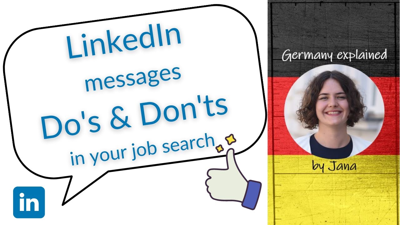 LinkedIn messages: What to write to recruiters in Germany - Do's & Dont ...