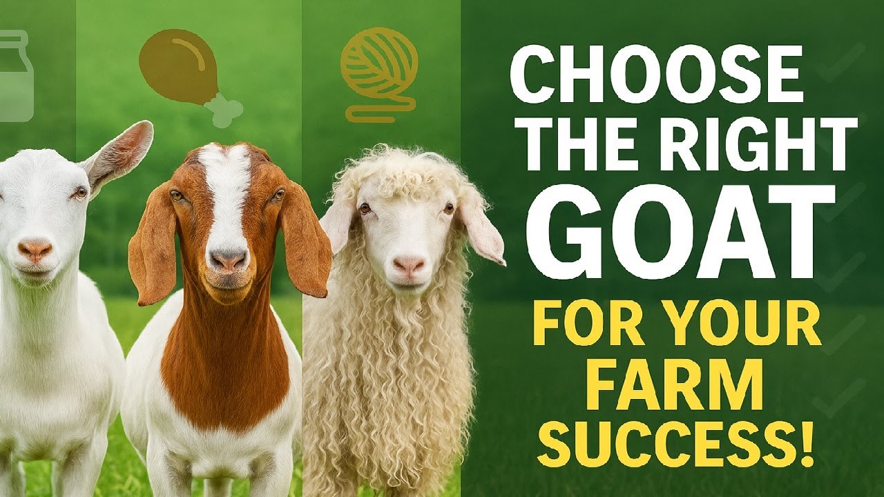 Choosing the Perfect Goat Breed for Your Goat Farm Success! - YouTube