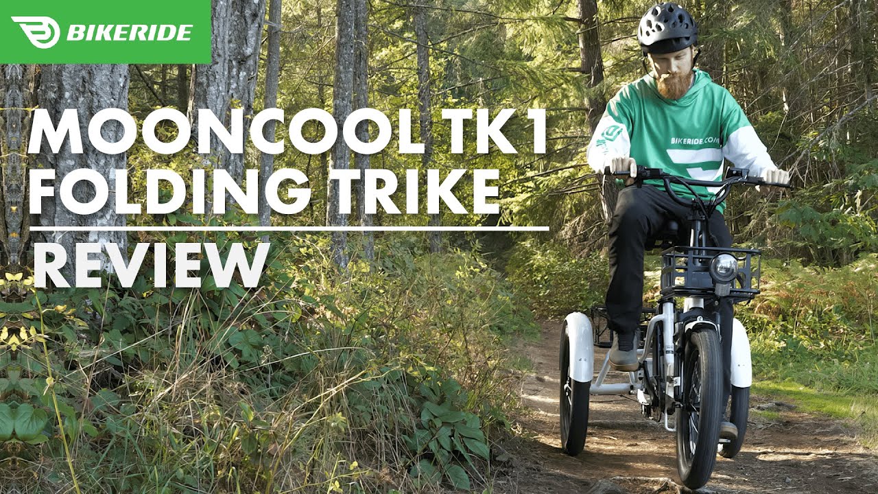 Mooncool TK1 Folding E-Trike Review | BikeRide.com - YouTube