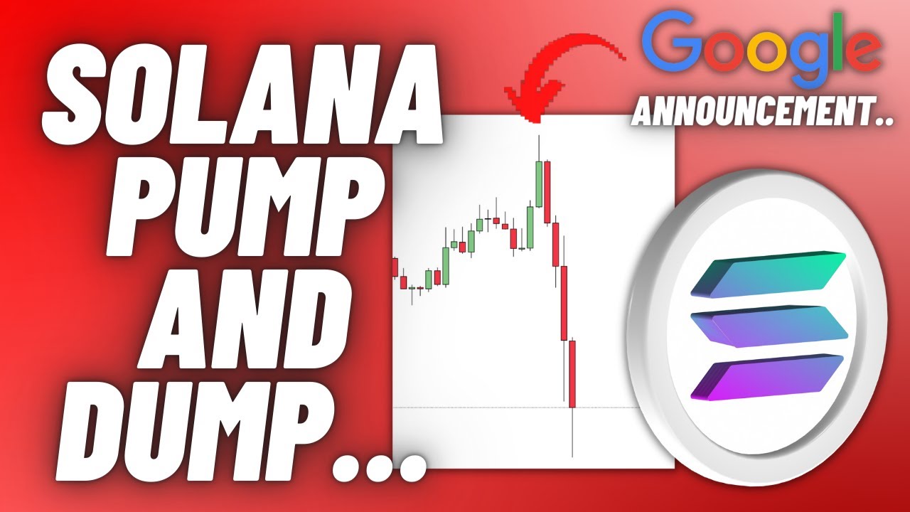 SOLANA SOL PUMP AND DUMP AFTER GOOGLE CLOUDS ANNOUNCEMENT..... VERY STRANGE..... What Happened ...
