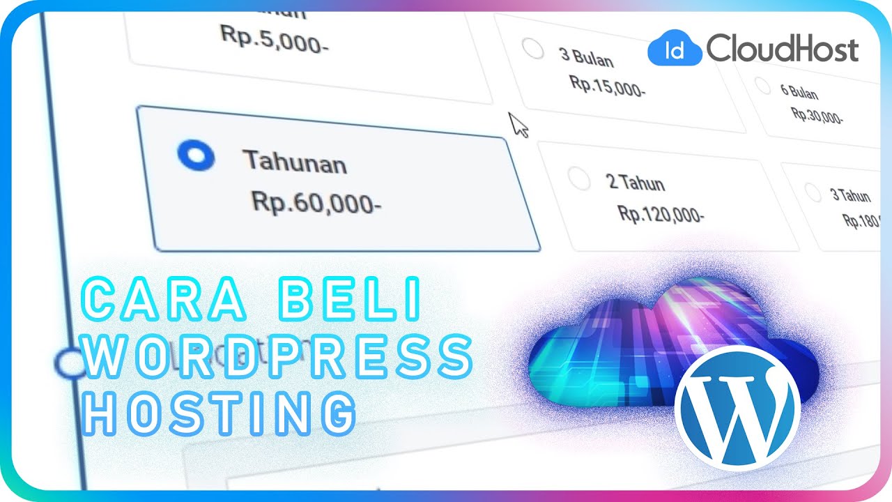 CARA BELI WORDPRESS HOSTING!!! DI IDCLOUDHOST - YouTube