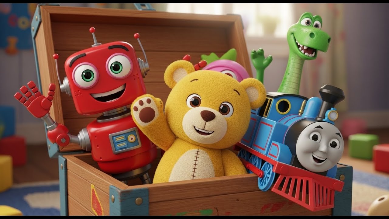 Colors of the Toy Box Treasures | Kids Nursery Rhyme Song - YouTube
