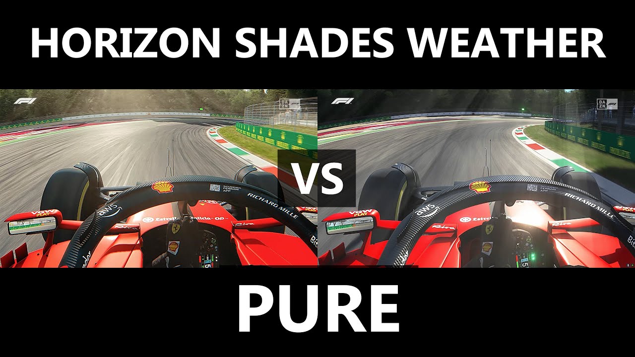 ASSETTO CORSA | Horizon Shades Weather vs Pure Weather - YouTube