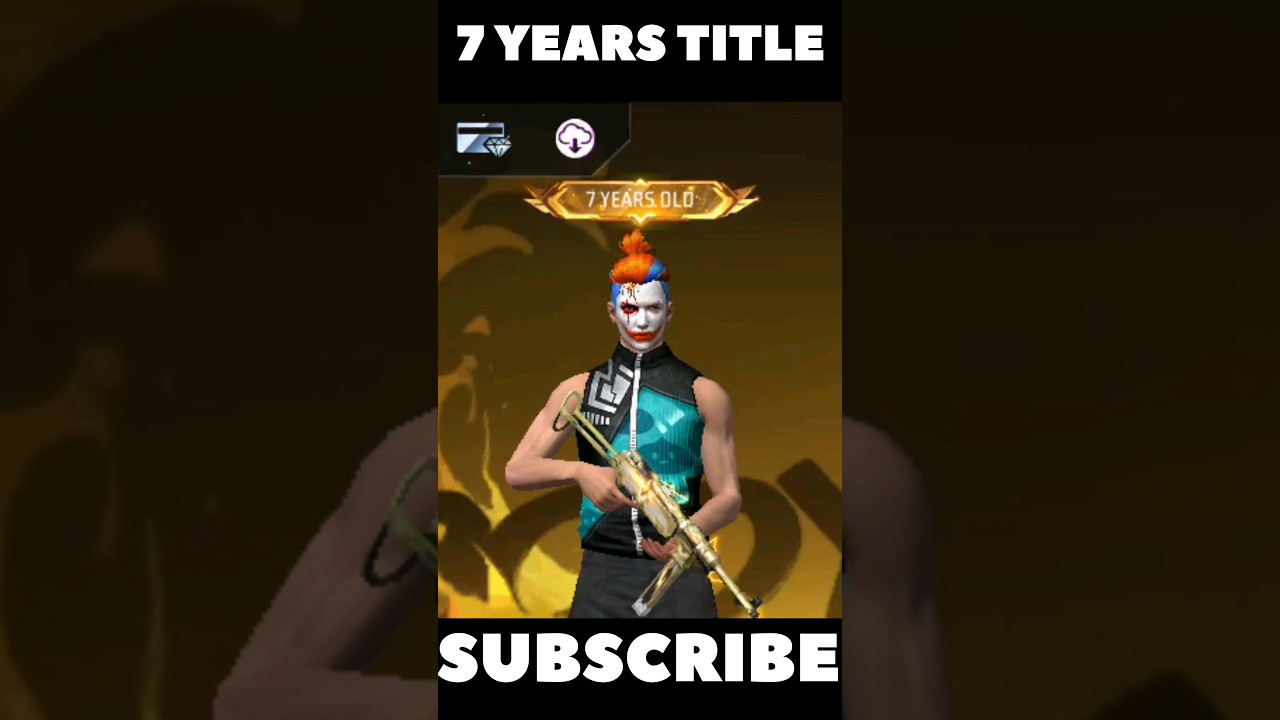 7 Years Old Title Glitch 🔥 Achievement Title#freefire #mafiagamer1m179 ...