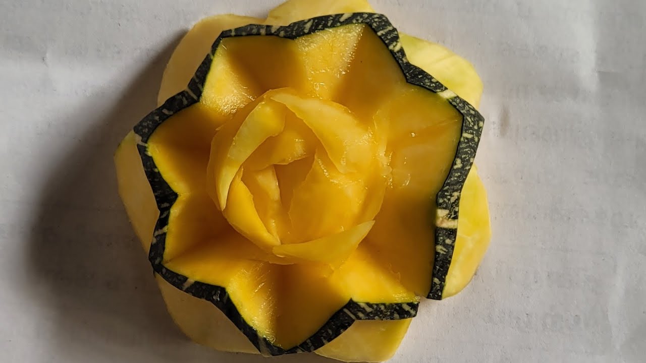 Pumpkin🎃 | பூசணிக்காய் New Model Flower Cutting Design #easy #new # ...