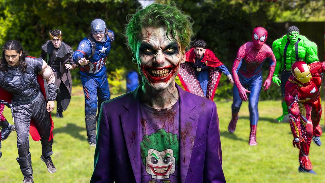 The Joker's Superhero Squid Game! - YouTube