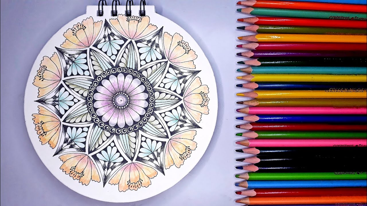 3D Mandala Art Step By Step Tutorial|| How To Draw Mandala Art|| 3D ...