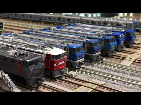 鉄道模型Nゲージ EF500-901/ED500-901 〜走行シーン〜 - YouTube