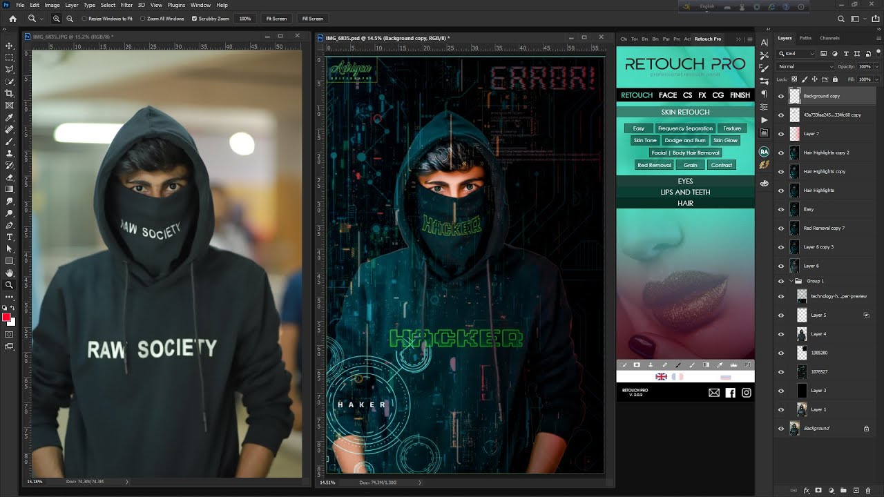 Hacker Photo Editing by Adobe Photoshop 2021| - YouTube