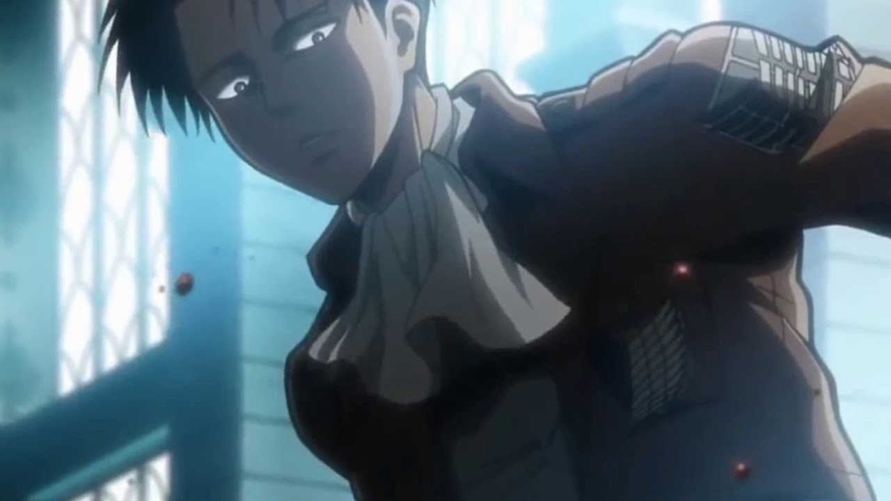Levi Beating Eren - loop - YouTube