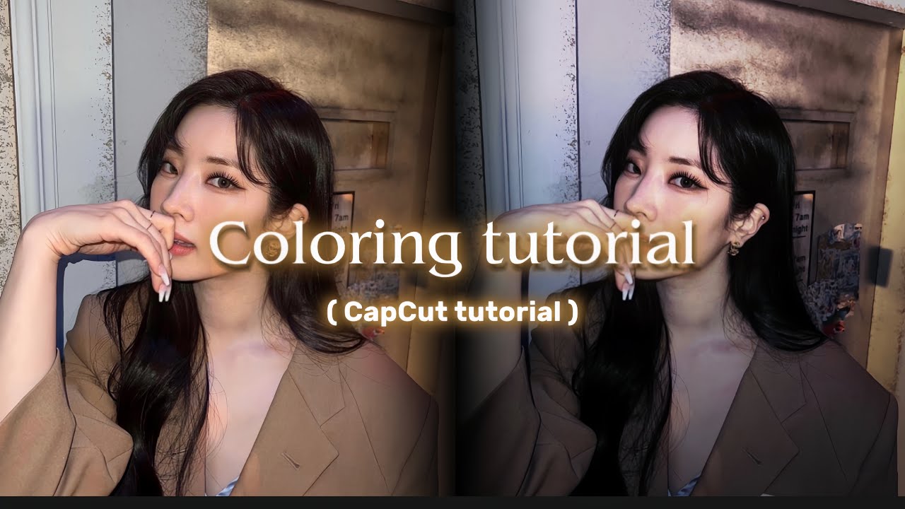 Coloring tutorial || CAPCUT TUTORIAL - YouTube