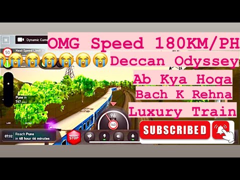 Deccan Odyssey | Speed 180KM | Luxury Train | Indian Train Simulator ...