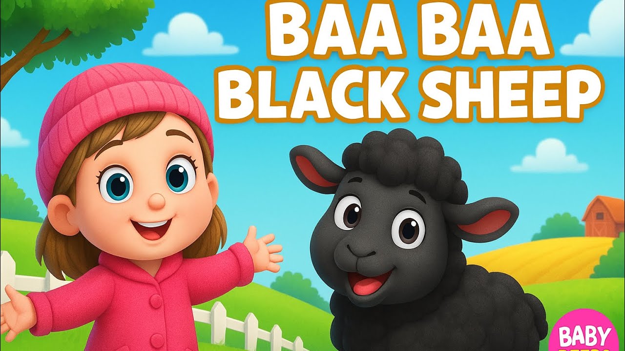 🐑 Baa Baa Black Sheep Song for Kids | Baby Beeps Rhymes | Classic ...