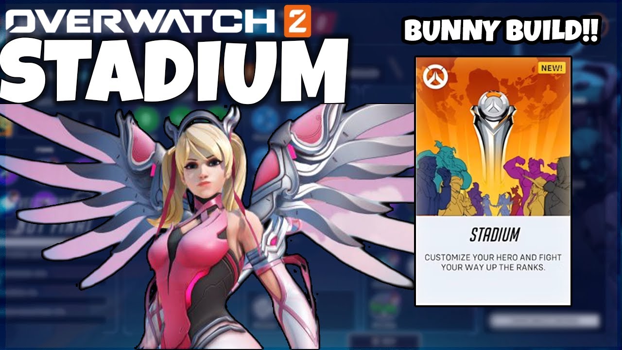 BEST Mercy Stadium Build - GUARDIAN BUNNY?! - Szn 16 Overwatch 2 # ...