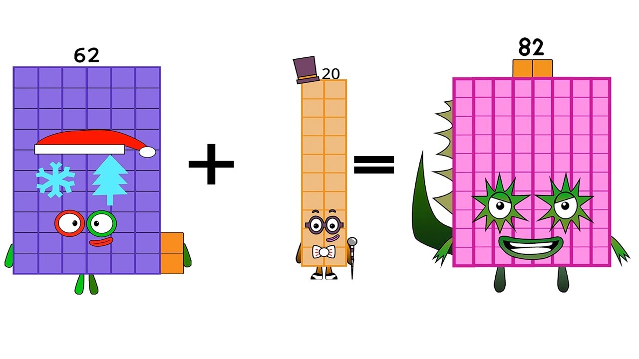 Mathematics: Addition of 2 digits | Learning Math With Numberblocks ...