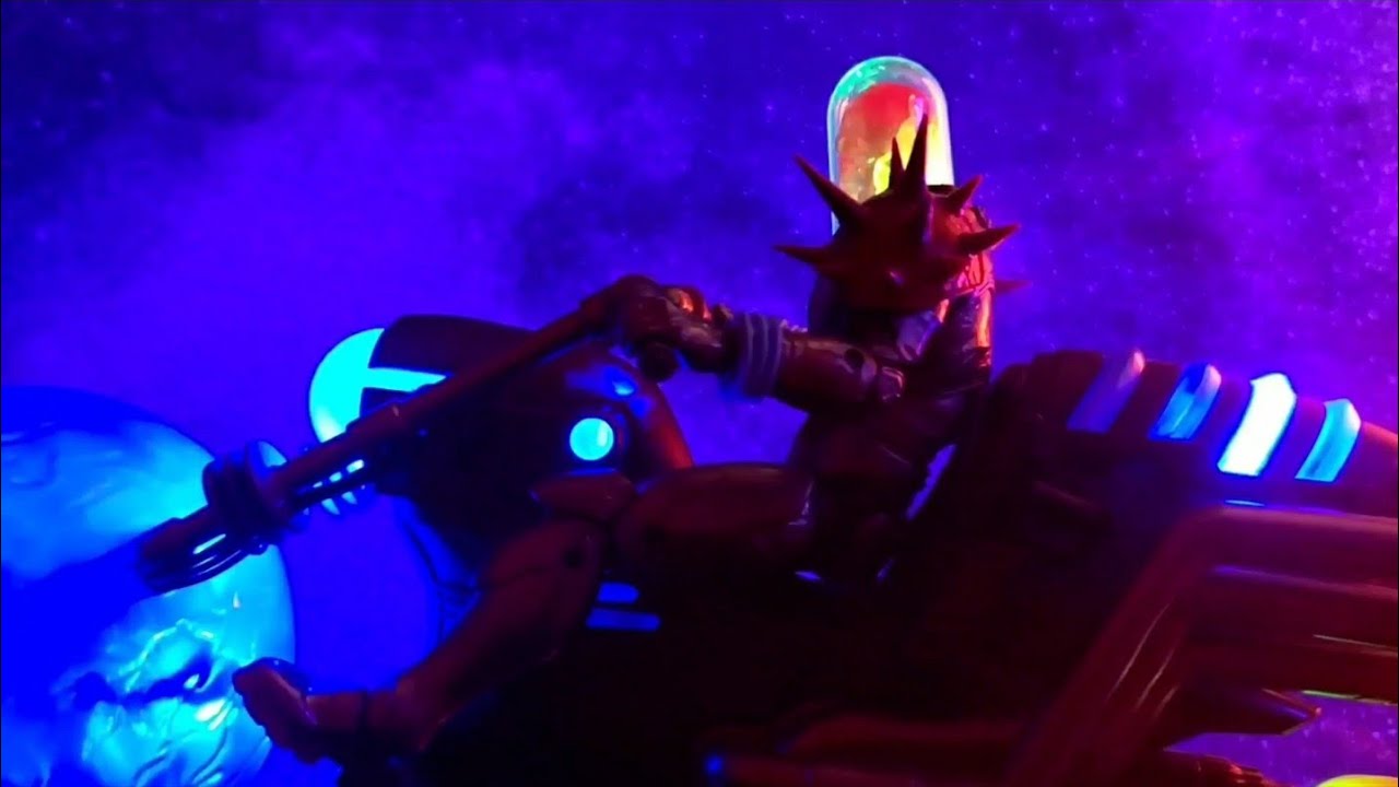Custom Cosmic Ghost Rider bike and Baby Thanos - YouTube