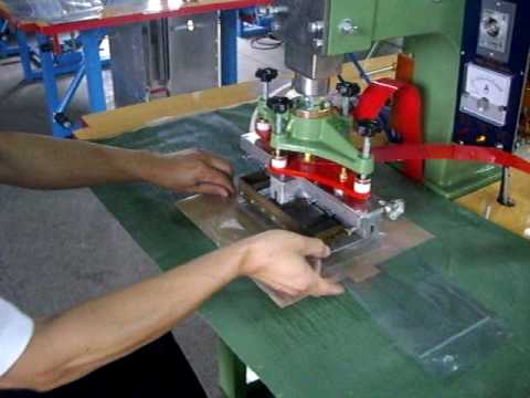 High Frequency Welding Machine - PVC bags making machine - YouTube