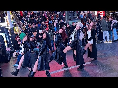 [kpop in times square] LESSERAFIM - ‘HOT’ Dance Cover | Fancam Ver.