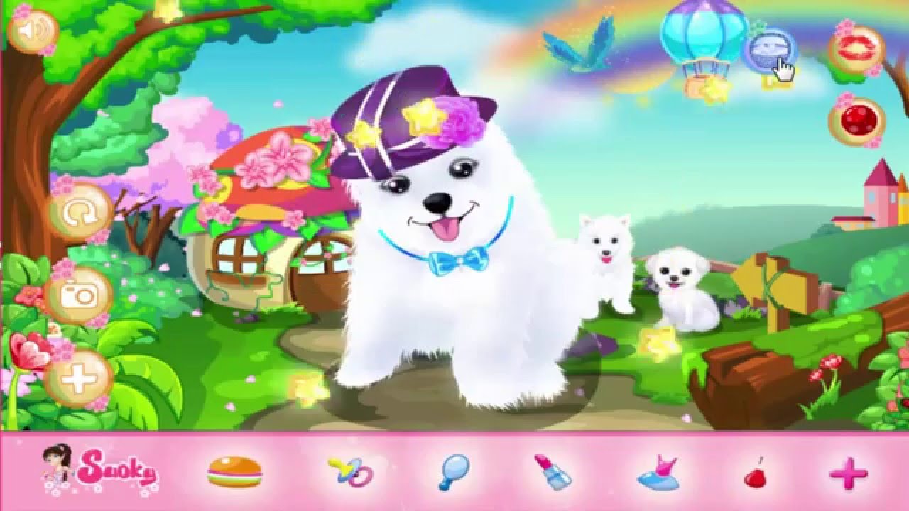 Fluffy Puppy Care - Girl Games - Kids Games - YouTube
