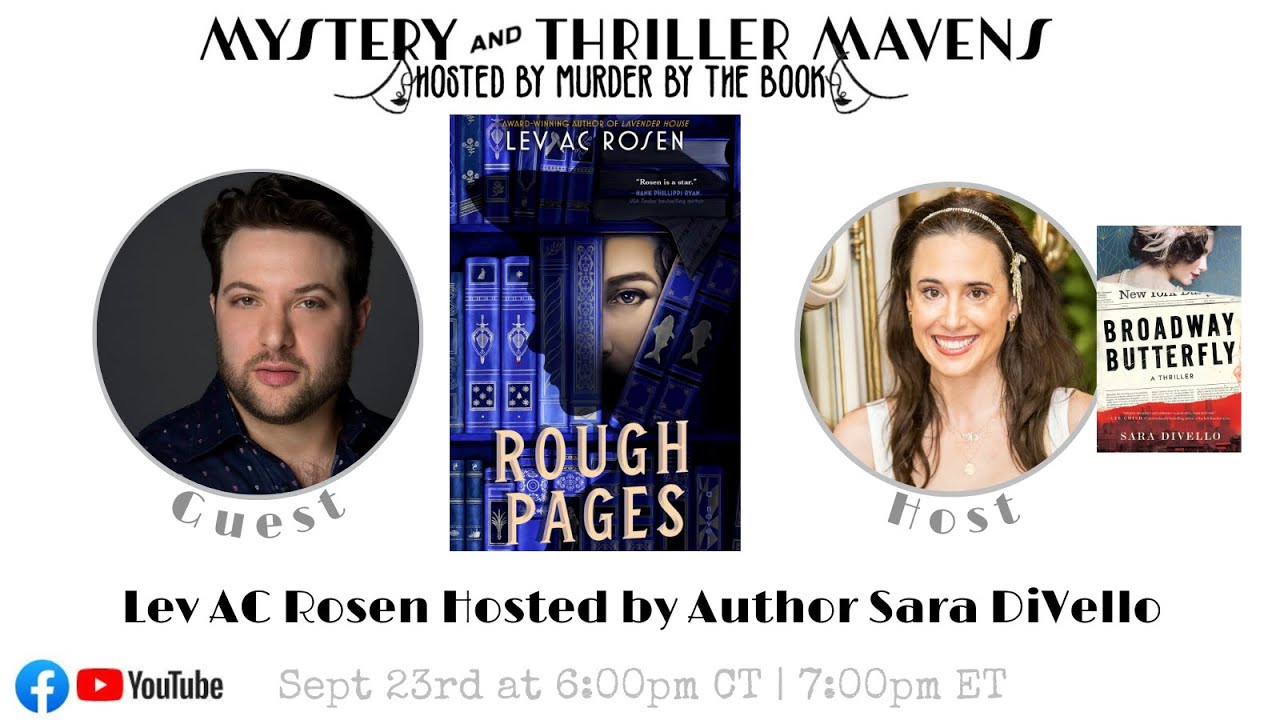 Lev AC Rosen Presents, "Rough Pages," Book 3 in the Evander Mills ...