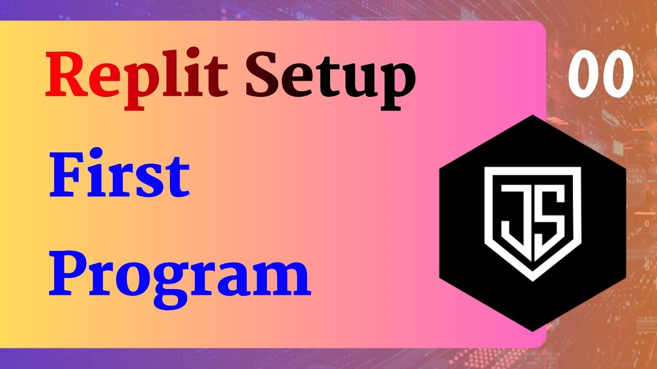 Creating First Program In Javascript • Replit Setup For Javascript 2422