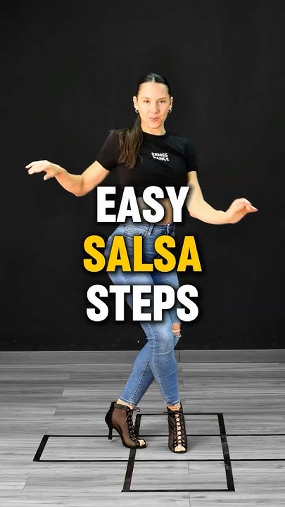 Salsa 💃 Easy Basic Dance Steps! Salsa Tutorial For Beginners 🔥 #salsa # ...