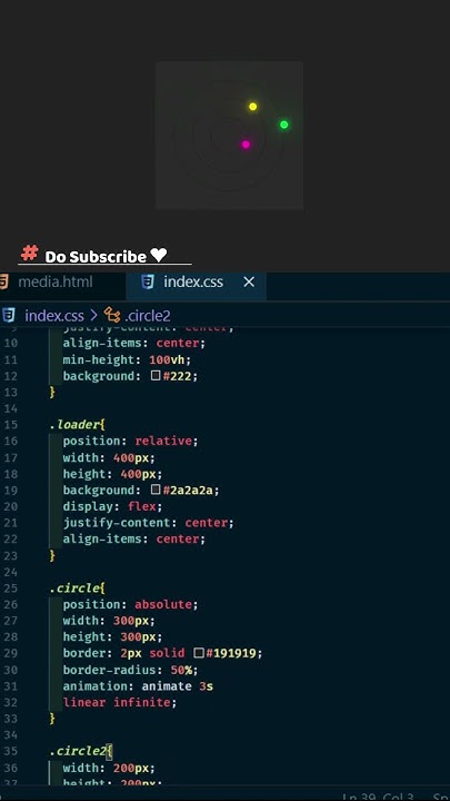 Css Atom Animation Effect ☢ Shorts Css Programming Coding Code Html Html5 Short Css3