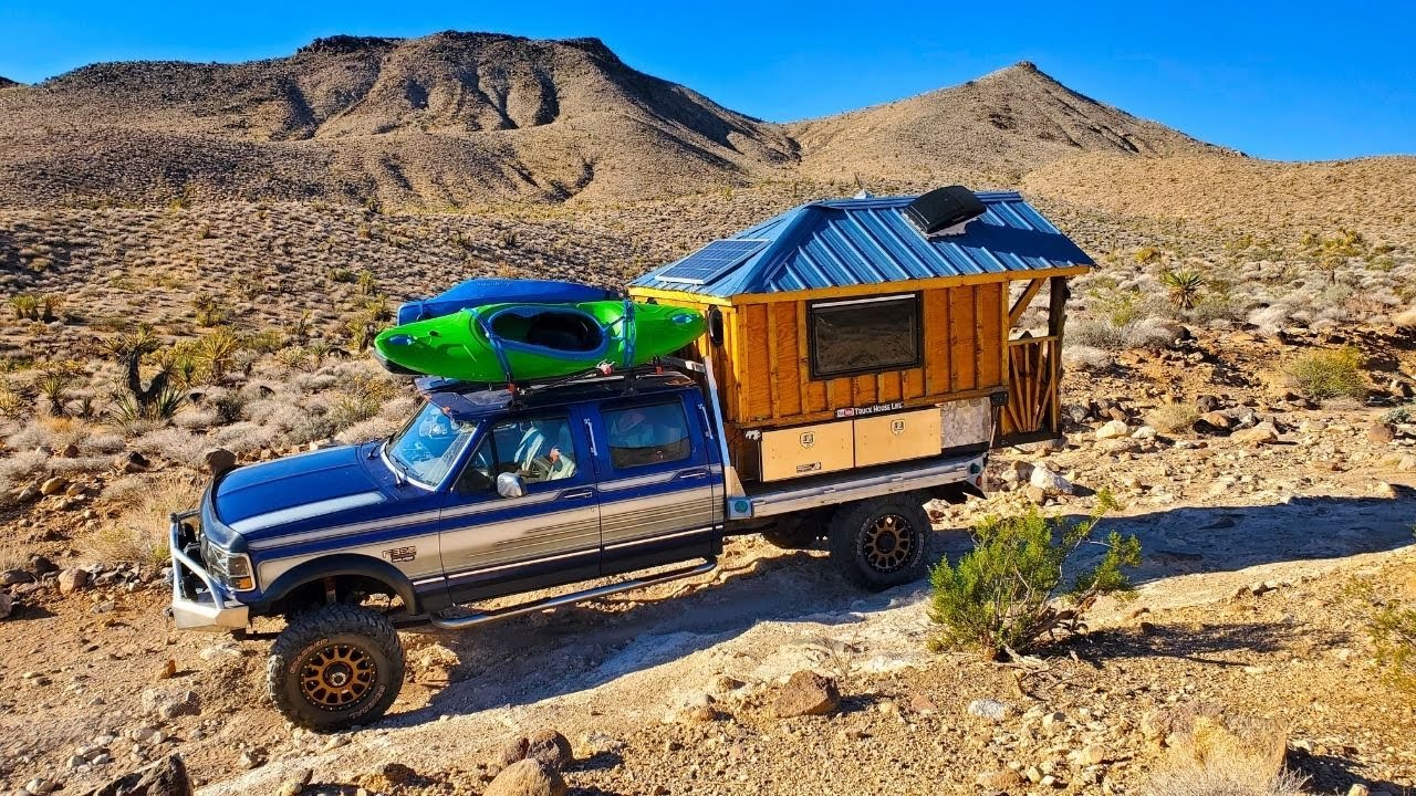 Things Got Scary - PART 2- DIY Truck Camper on Old Dale Road - YouTube