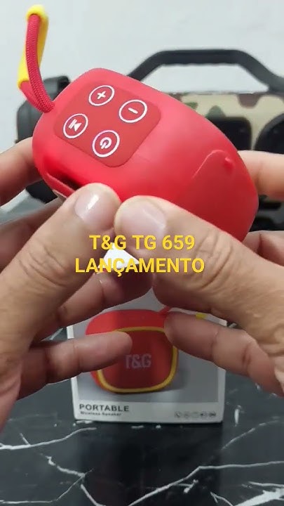 CAIXA DE SOM T&G TG 659,BLUETOOTH 5.3/ 5W RMS DE POTÊNCIA - YouTube