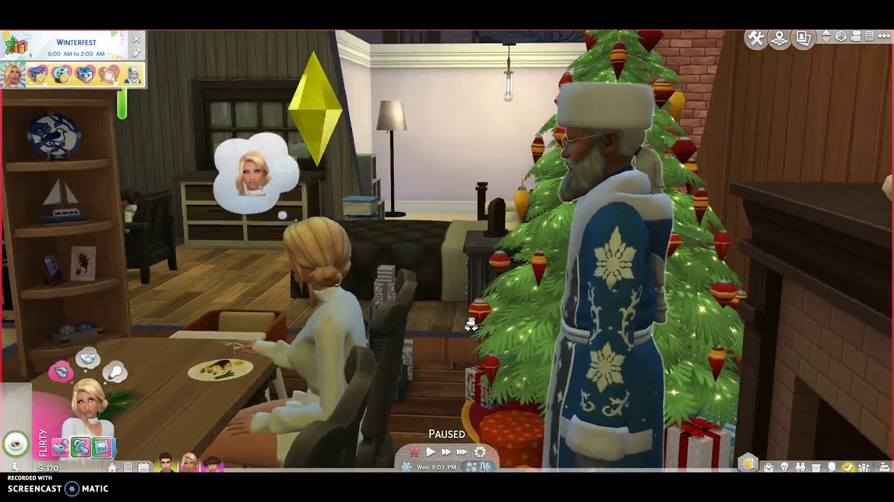 THE SIMS 4 SEASONS // PART 12 - Winterfest & Father Winter - YouTube