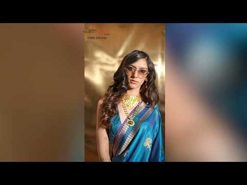 Satin Silk Traditional Saree in Blue with Weaving work - 1935161