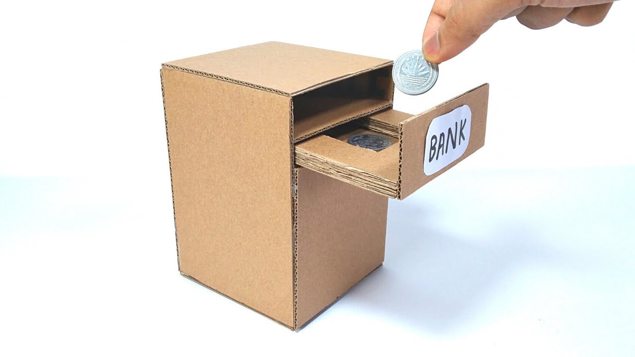Cardboard Piggy Bank Very Easy Cardboard DIY YouTube cardboard-piggy-bank-very-easy-cardboard-diy-youtube