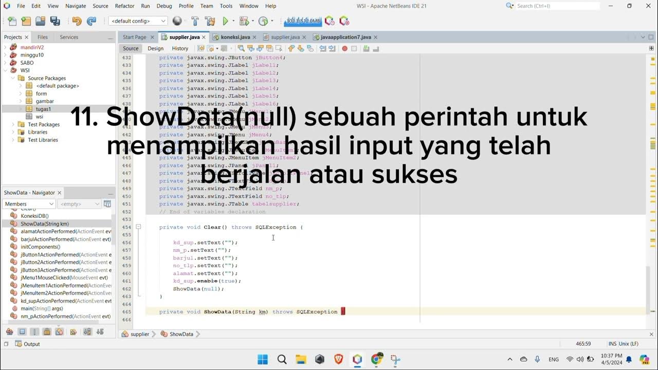 TUTORIAL PENGGUNAAN LIBRARY PADA JAVA (MENYAMBUNGKAN DATABASE DENGAN NETBEANS) - YouTube