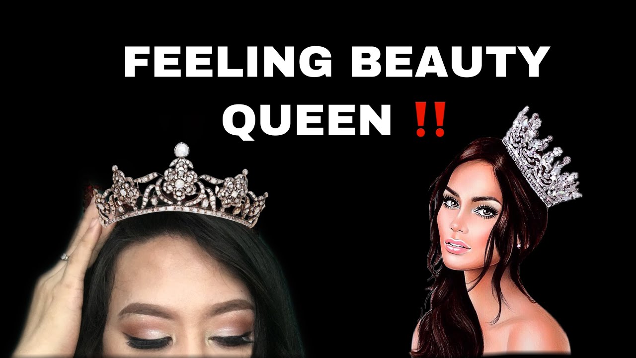 Pageant make up look: Feeling Beauty queen ka girl 😆/Katrina Sunga Vlog ...