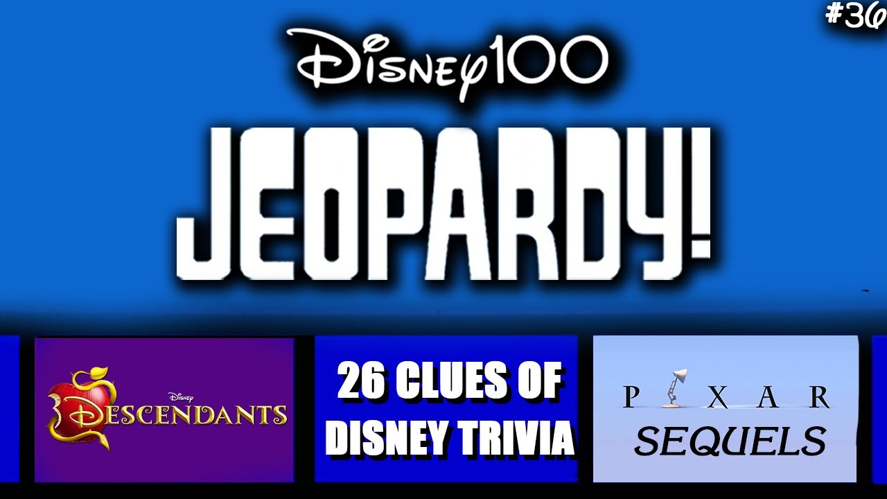 Disney Jeopardy • Test Your Knowledge • 10/14/23 - YouTube