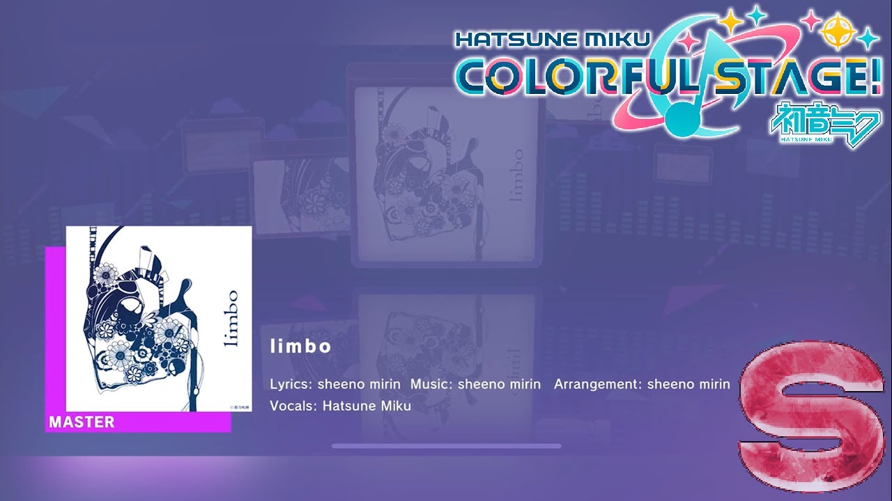 Hatsune Miku: Colorful Stage! - limbo (Master / S-Rank, Full Combo ...